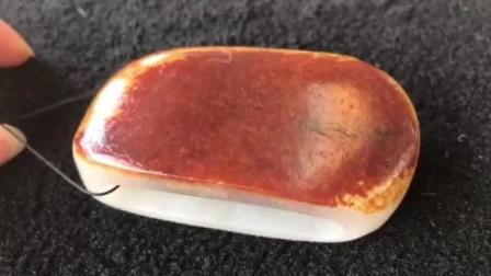 枣红皮皮带扣, 玉友帮我过过眼是新疆和田玉玉吗?