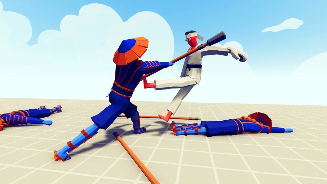 全面战争模拟器:【跆拳道战士】VS【5全阵营士兵】