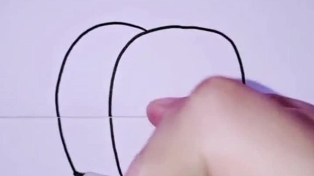 简单的儿童折叠画