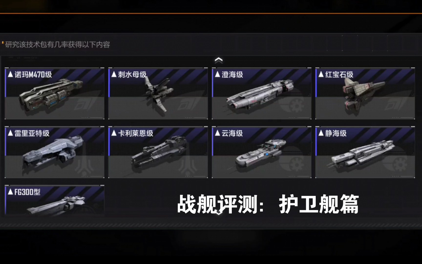 (无尽的拉格朗日)战舰评测:护卫舰篇