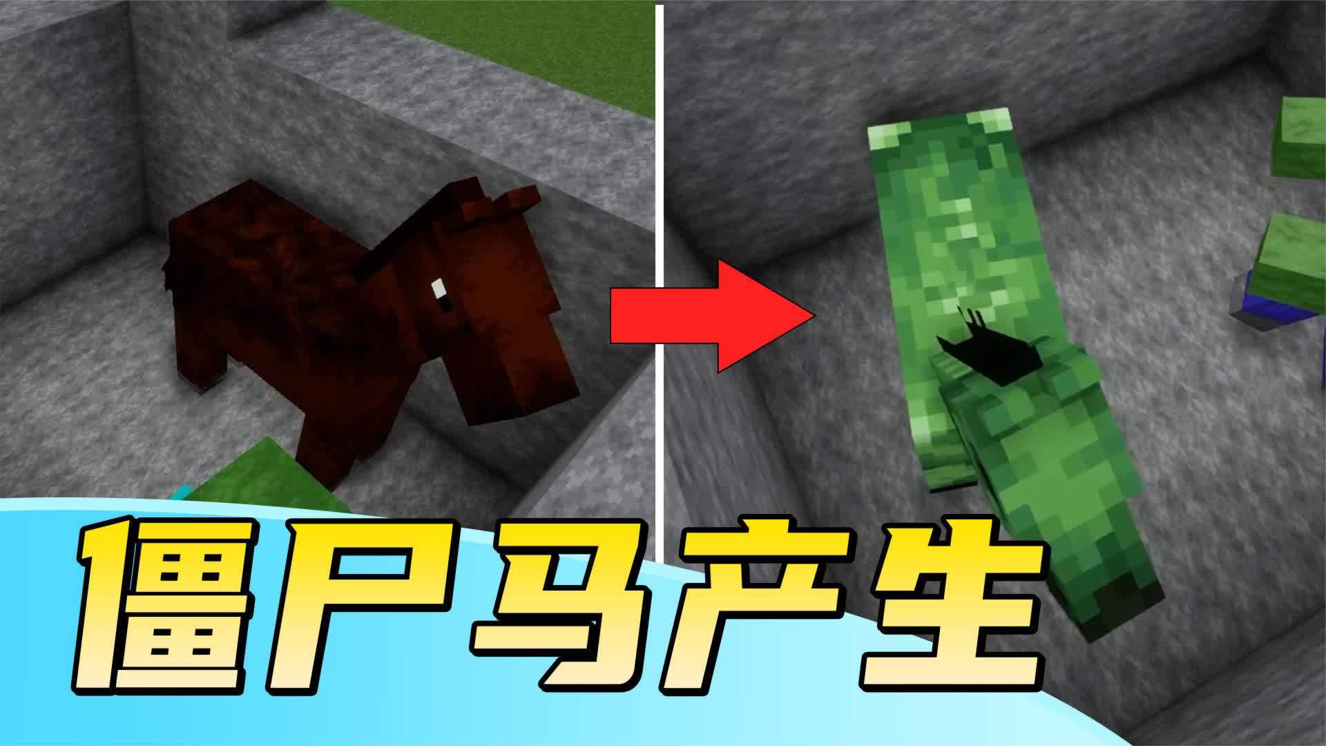 MC群疯传僵尸马由僵尸转化!谣言是真是假?