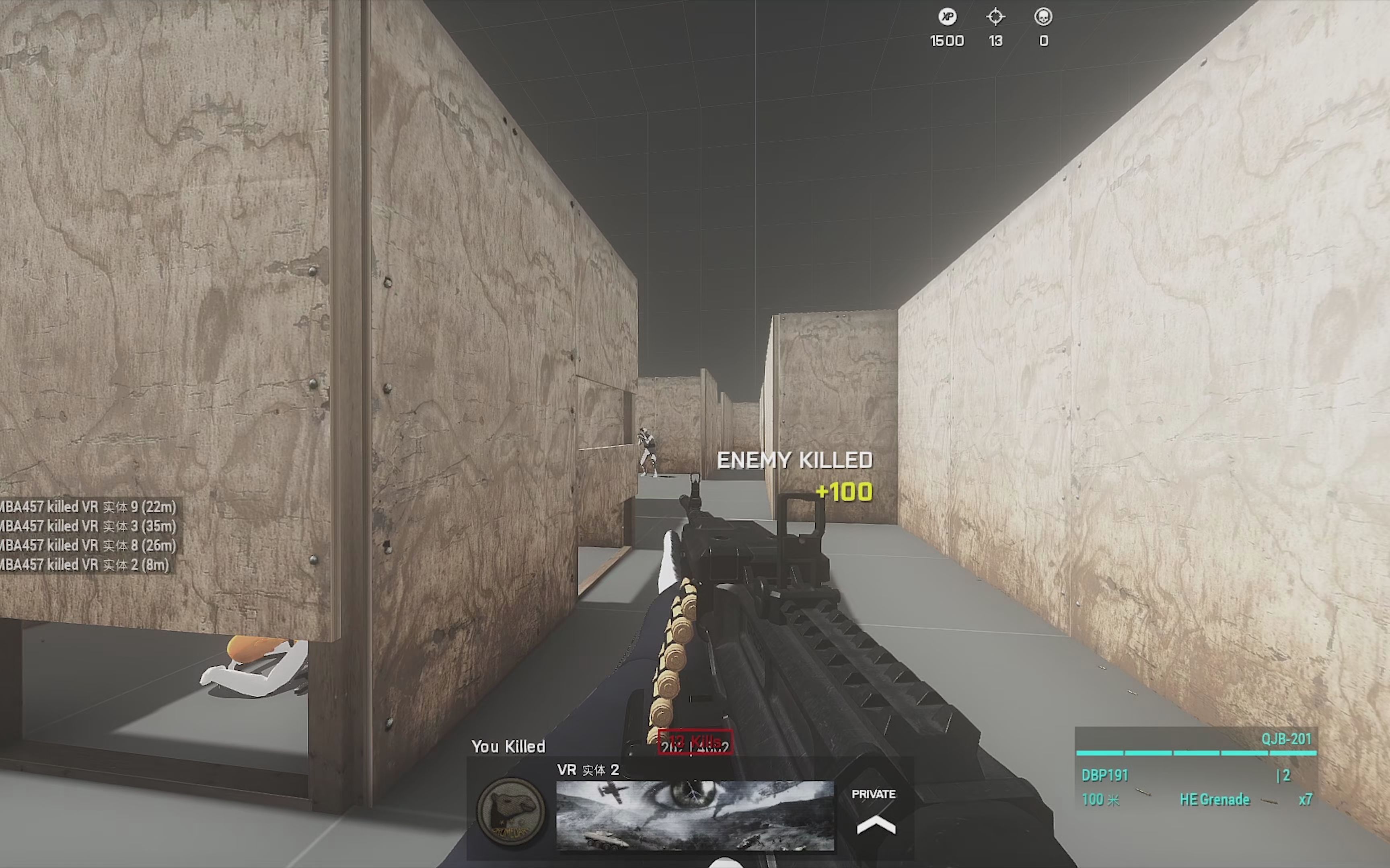 QJB201班用机枪CQB实战《ARMA3武装突袭3》