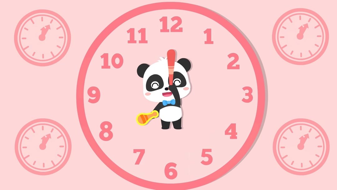   趣味动画教小朋友学习认识时间,建立时间观念