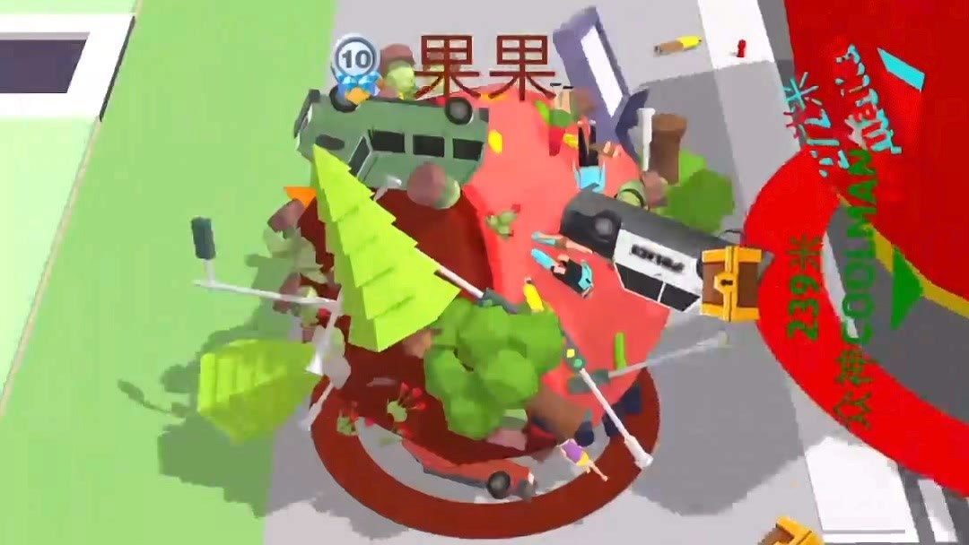 甜甜圈都粘不住大物件 滚动大作战游戏