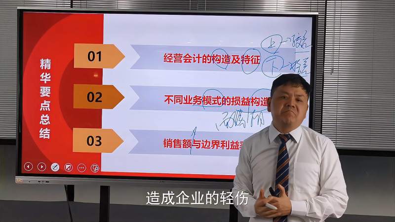 第12集:经营会计损益表的纵向构造