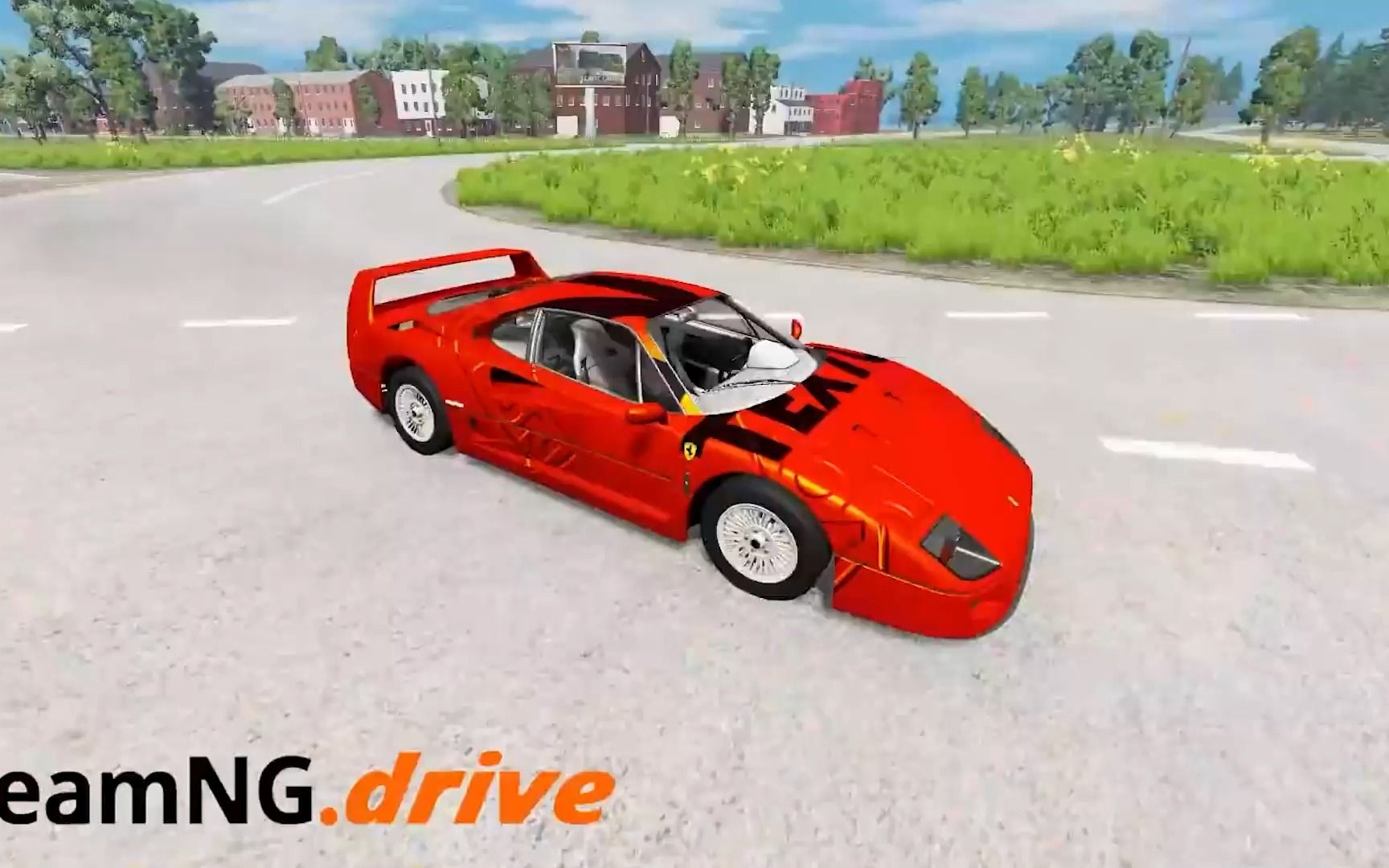 车祸模拟器的法拉利VS我的世界的法拉利,单手开法拉利