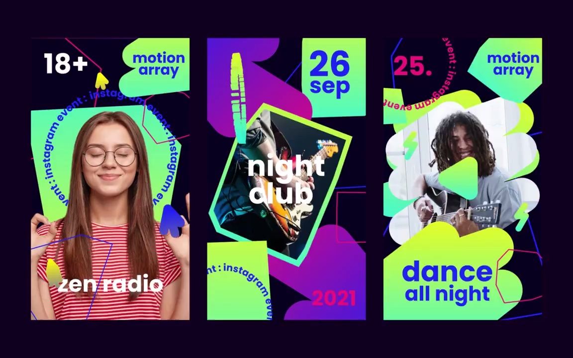 AE模板 | 高级竖屏时尚人物介绍出场动态海报创意片头