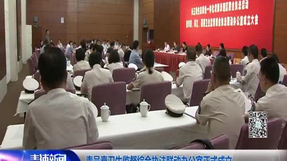 青吴嘉卫生监督综合执法联动办公室正式成立