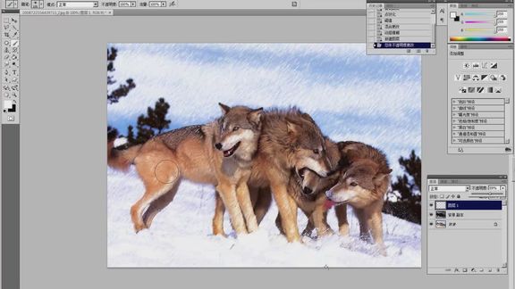 PS基础:教你制作下雪效果(超简单)