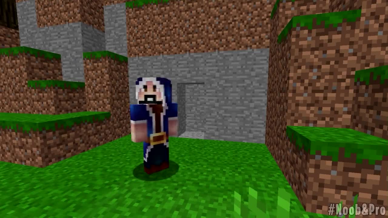 我的世界MC动画-谁能打开这扇秘密的门去赢得胜利