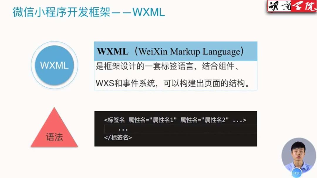 12萌商学院微信小程序开发课:wxml语法