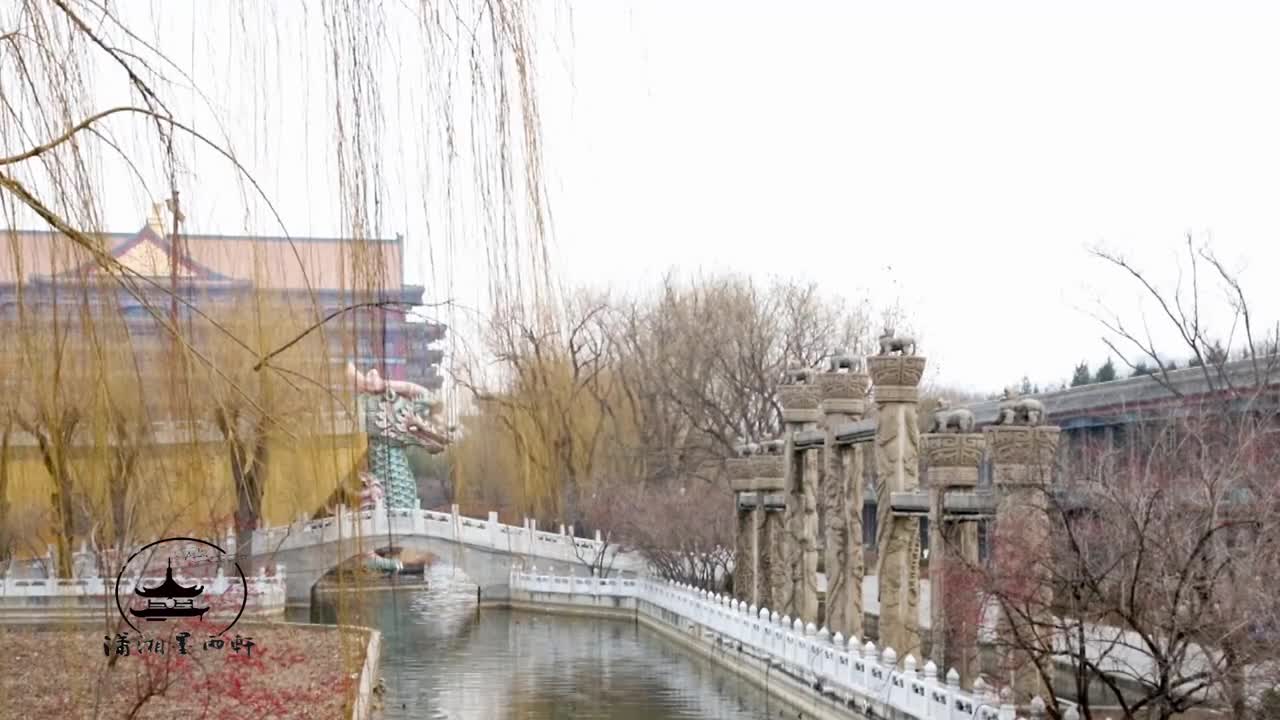 还珠格格拍摄取景地,比故宫大3倍的天下第一城,冬日风景欣赏