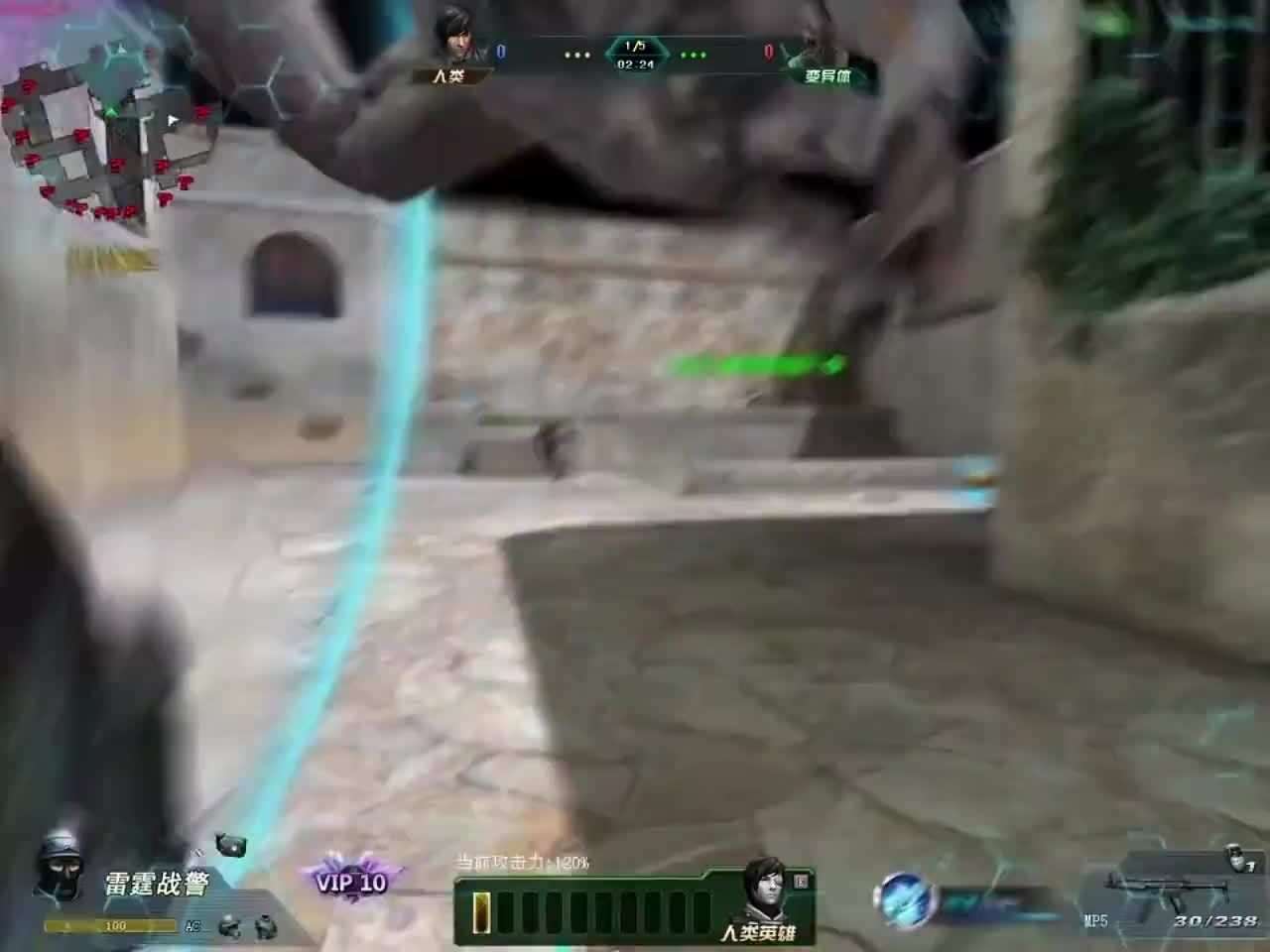 “哥们对待新手玩家非常友好 都不用主武器”#生死狙击 #游戏里的...