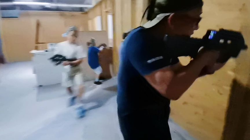 #射击训练 #竞技射击 #真人cs