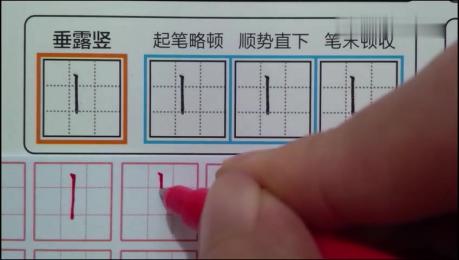 第七讲汉字的基本笔画的写法 垂露竖