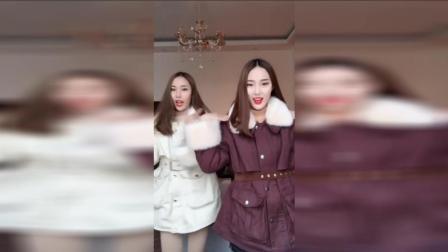 现在很流行的一段舞蹈海藻舞,这对双胞胎节奏同步了