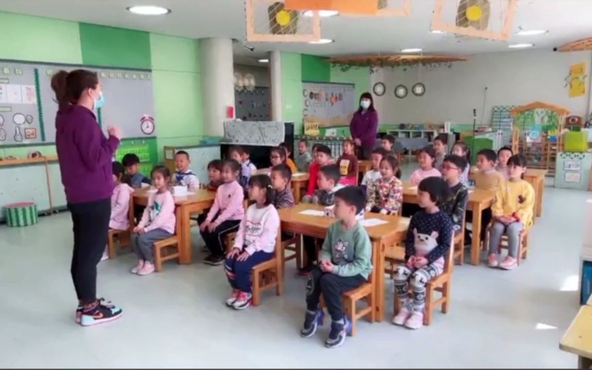 幼儿园大班小朋友的幼小衔接课,有活动有互动有思维拓展