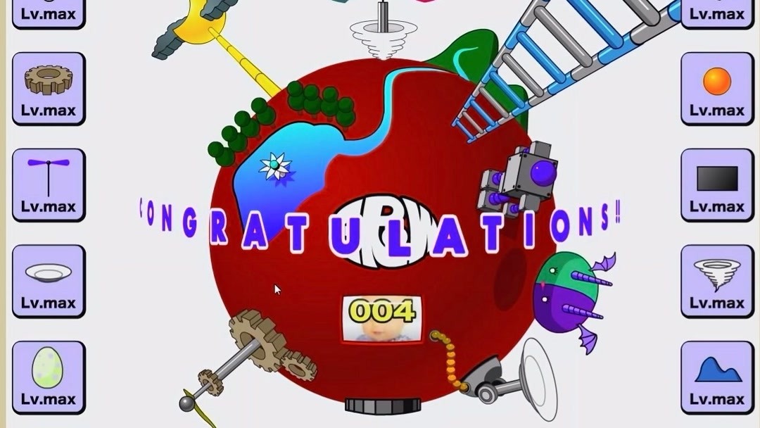 Roblox方块进化模拟器 12种物品放置顺序第一种 山变绿幽幽