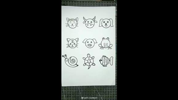 一起来学学可爱的简笔画,幼师必备。童真又可爱☺。