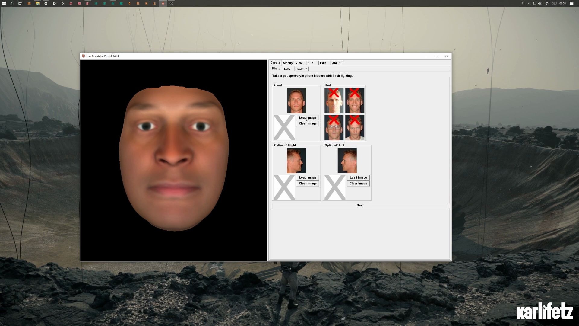 Real Face Recreation with Cinema4D, FaceGen & DAZ Studio Tutorial
