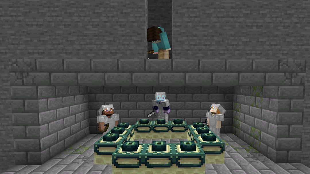 当你在三名玩家的追杀下通关minecraft