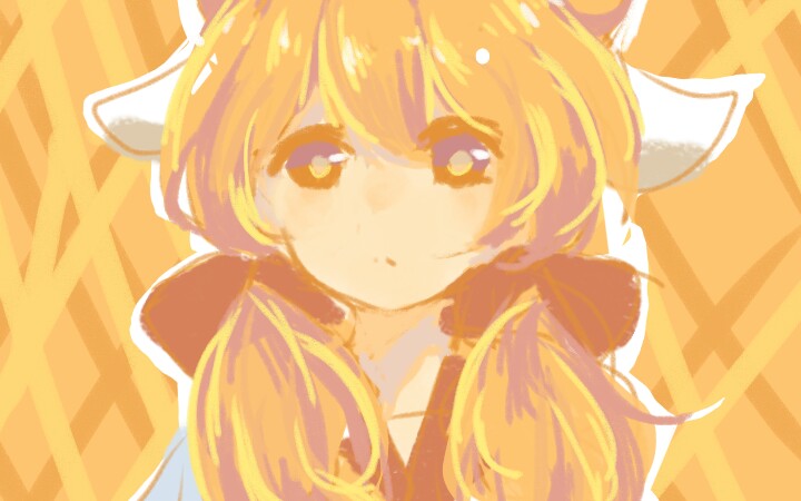 【指绘初投】板绘画手浪费人生40分钟时间去画指绘?