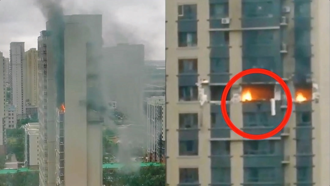 直击现场!哈尔滨一小区22楼突发燃气爆燃事故,屋内男子坠楼身亡
