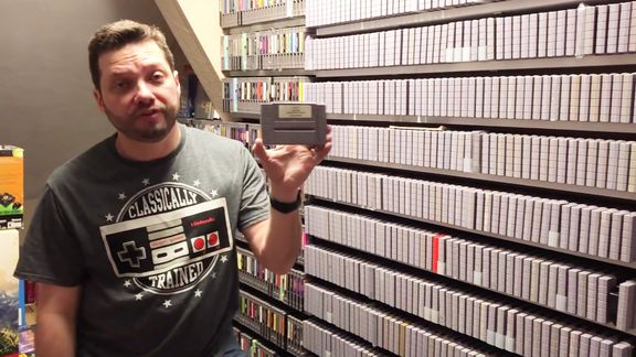 男子成“世界游戏王”,收集两万余张游戏卡带,这场面很宏大!