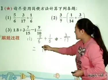 (1)分数的加法和减法(二)