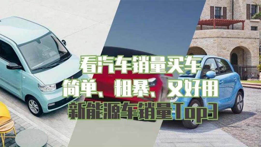 看汽车销量买车,简单、粗暴、又好用之新能源车销量Top3