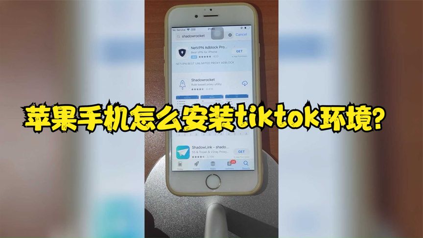 苹果手机怎么安装tiktok环境?