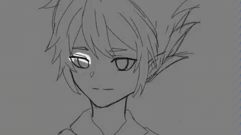 【绘画】这是一个安迷修,嗯,很久之前画的了,我想把以前的画都发出来...