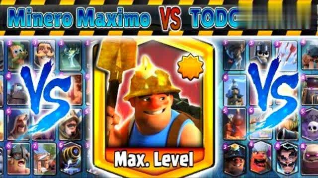 皇室战争:卡牌对决,矿工VS全卡牌!