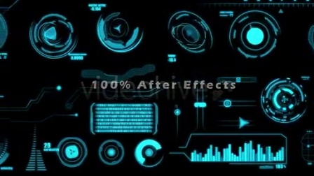 AE模板 1507 科技元素动画AE模板合辑