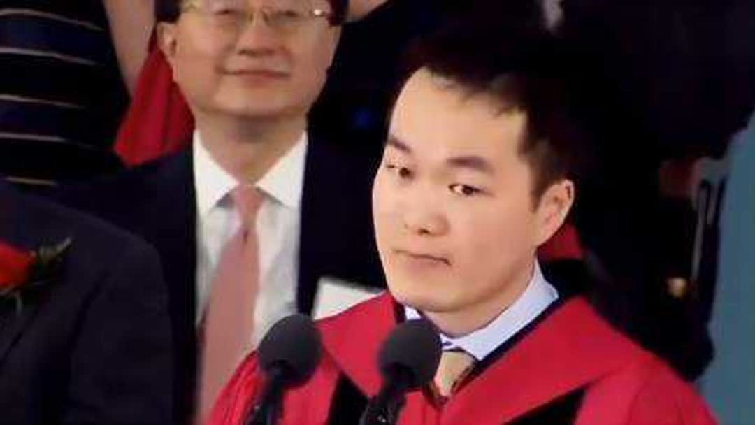 中国留学生何江哈佛毕业演讲,这一段值得一看,这才是真正的才子