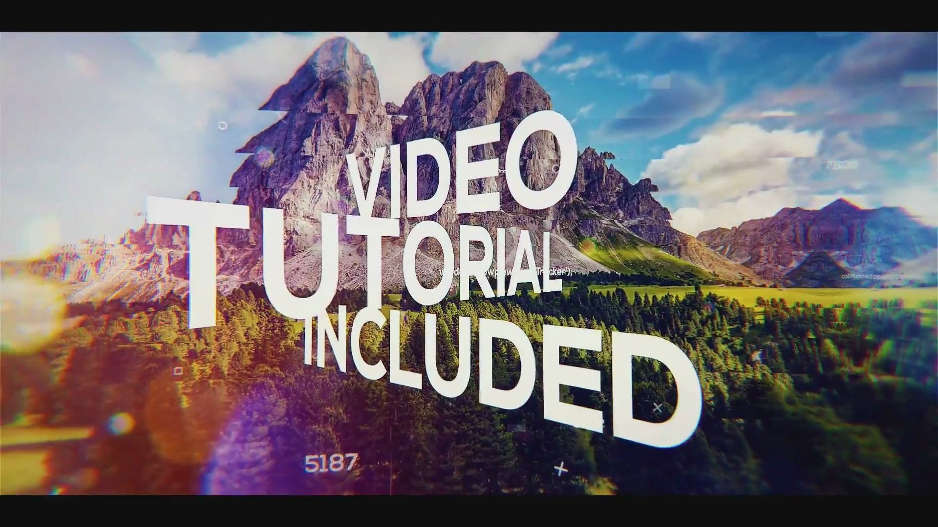 漂亮的3D标题幻灯片pr模板