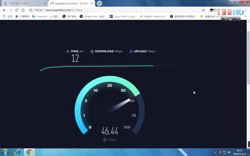 lede软路由,单线多拨实现宽带叠加,速度快得不得了,真担心被查水表