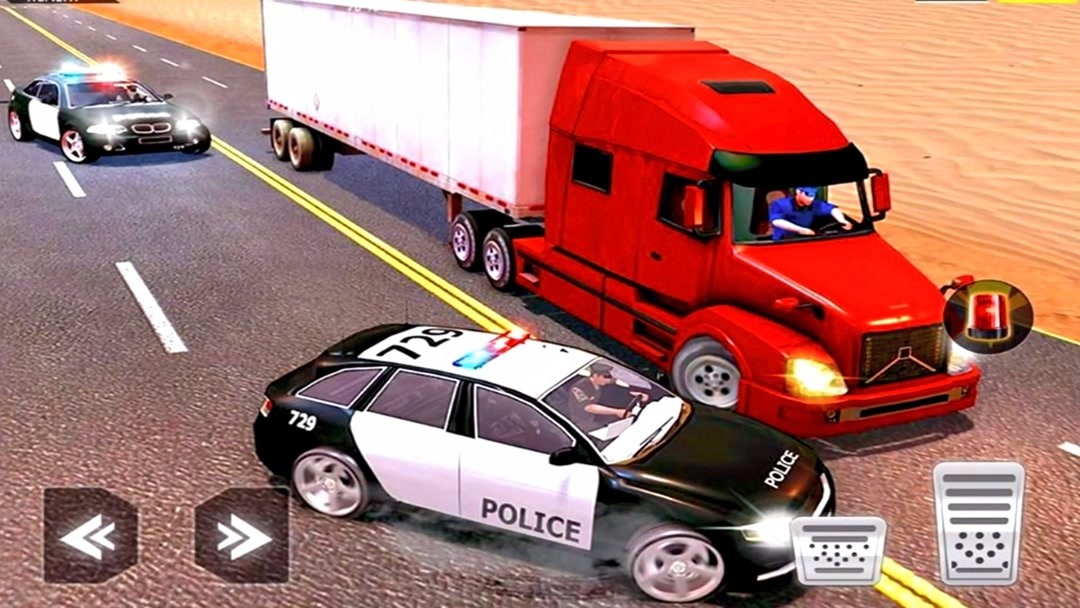 【永哥玩游戏】警察驾驶警车追击罪犯模拟器 警察追逐赛