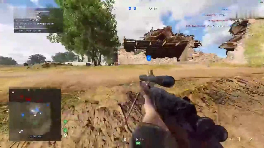 《战地5》100个小时的狙击高手演示 菜鸟快膜拜|奇游加速器