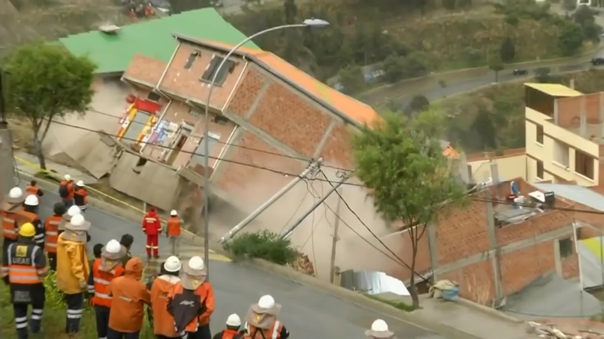 非要把房子建在坡地上,就算是牢固的框架结构,也隐患重重!
