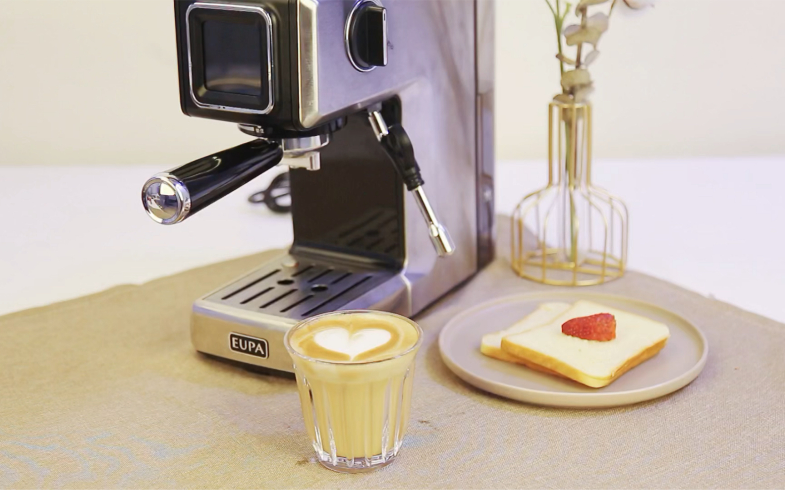 入门秘籍|带你玩转EUPA灿坤半自动咖啡机1820D