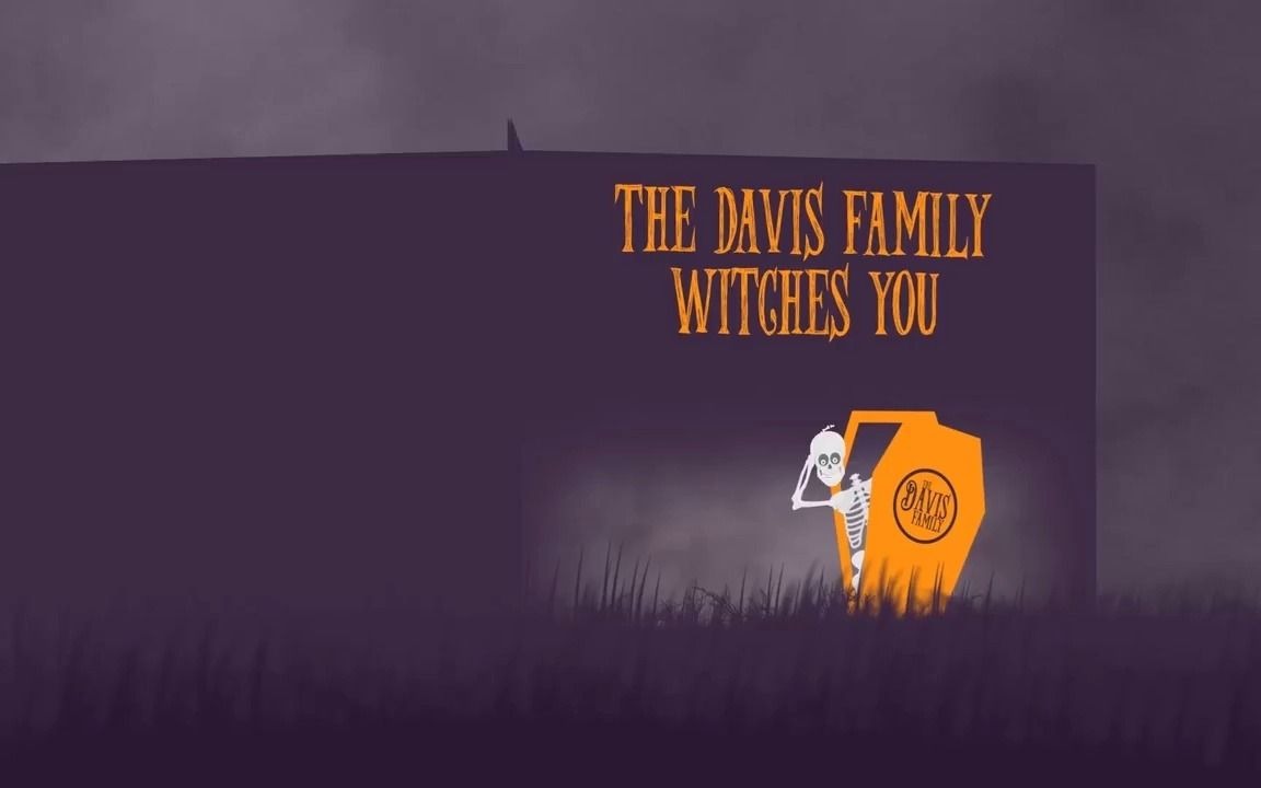 幽灵般黑暗万圣节视频文字标题AE模板