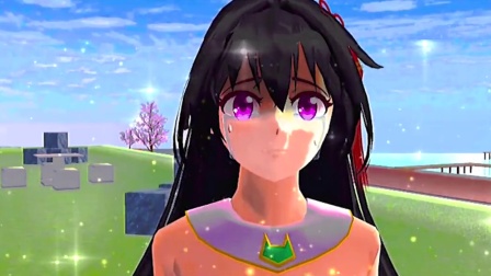 樱花校园模拟器:女主解开神器封印,终于打败恶魔皇后