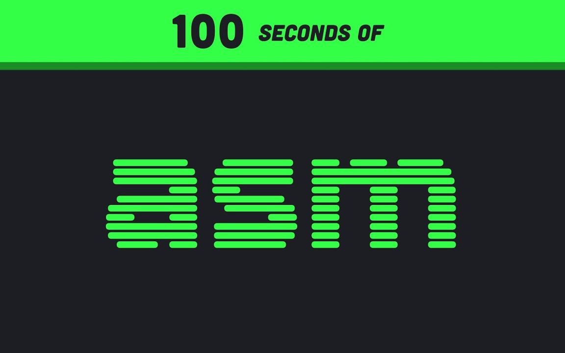 【熟肉】100秒介绍汇编