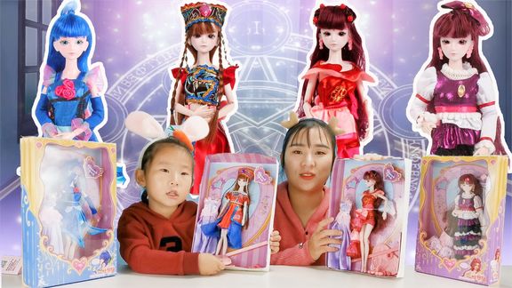 叶罗丽玩具开箱:齐娜和黑香菱会跳舞,还能劈叉!