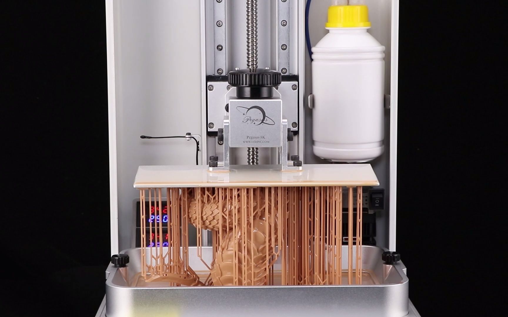 Pegasus 8K 3D打印机模型打印展示