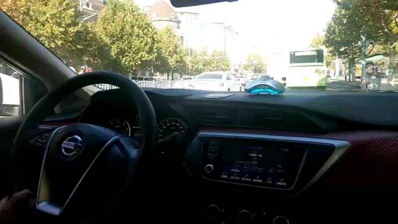 实时路况练车中(全新日产轩逸自动挡)