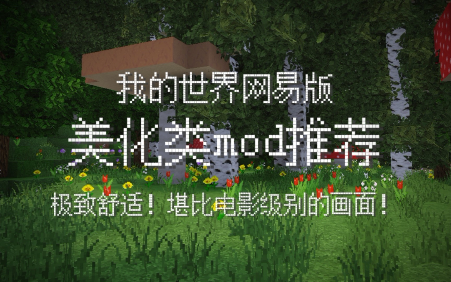 【我的世界】装了这些模组网易版也可以美到哭!