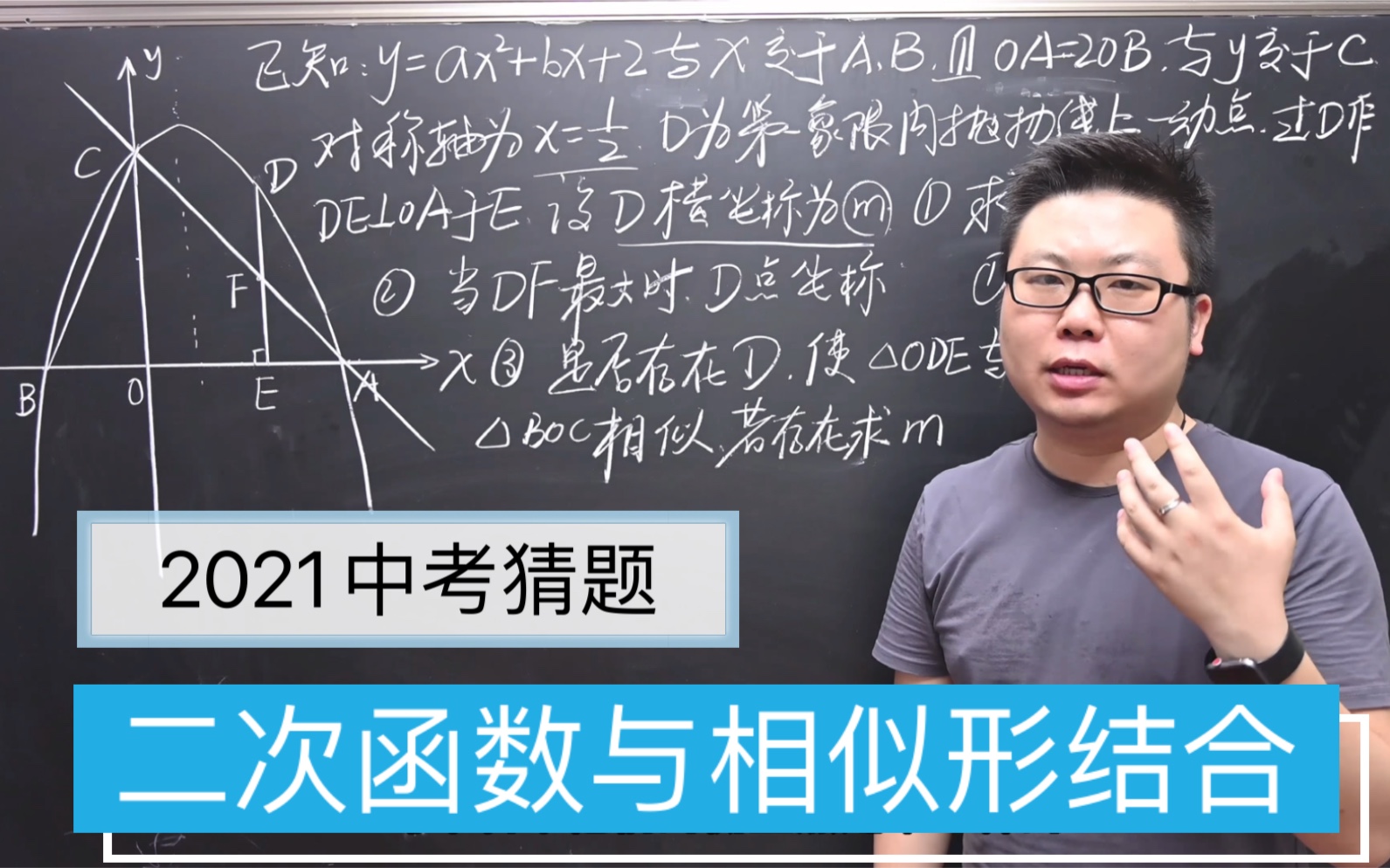 你们要的二次函数与相似形结合,关于点是否存在的问题,今天来了,来...
