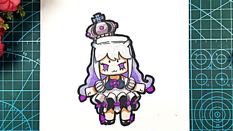 手绘迷你世界的可爱小魔女,你认识她么?这个皮肤感觉非常可爱